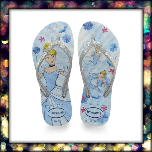 Havaianas | Shoes | Havaianas Princess White Cotton Candy Flip Flop ...